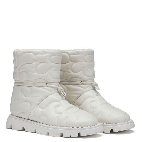 Ash | Shoes | Ash Jewel Boots In White Quilted Nylon | Poshmark